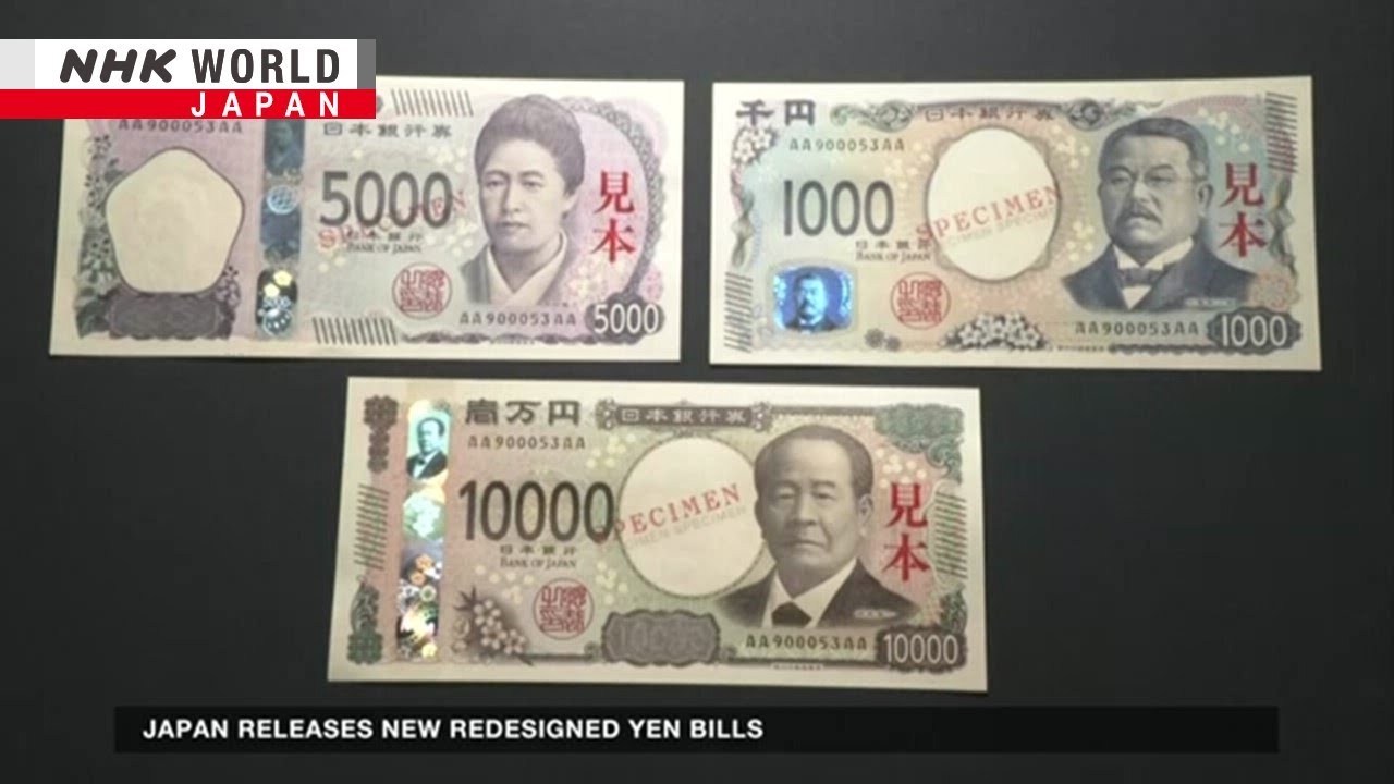 Bank of Japan releases new yen bills, first in 20 yearsーNHK WORLD-JAPAN ...